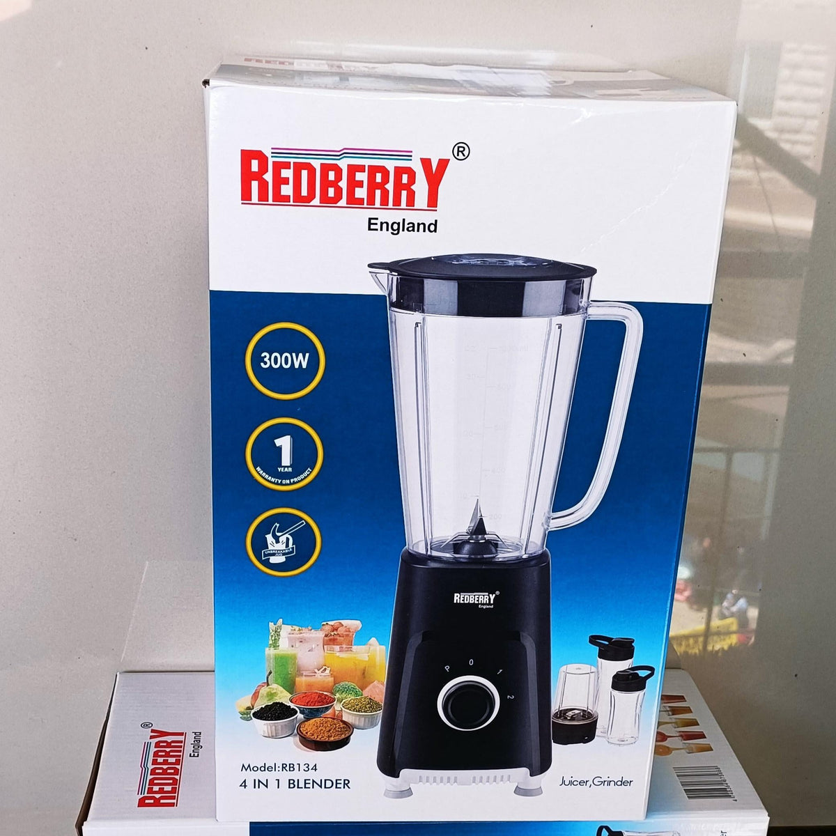 Redberry blenders [4 in 1] – Homelux Kenya