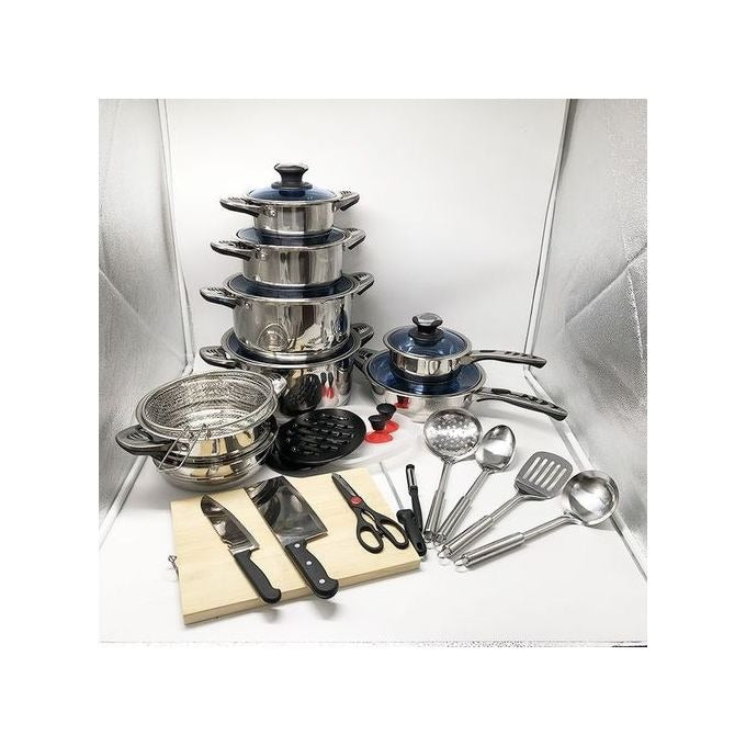 Marwa German Life 30pcs Induction Stainless Cookware Set- Healthy Cook ...