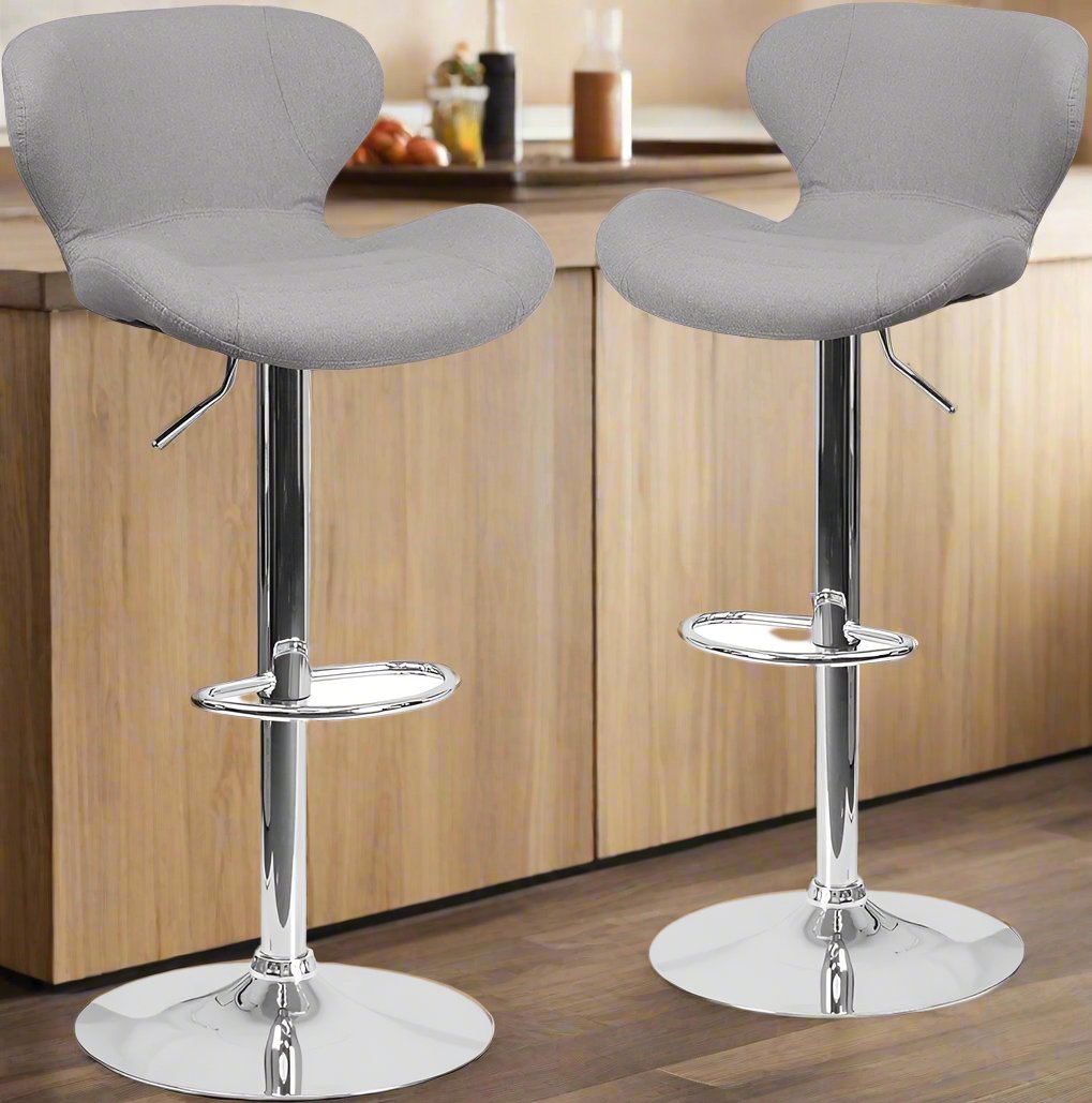 Fabric Adjustable Height Bar Stools – Homelux Kenya