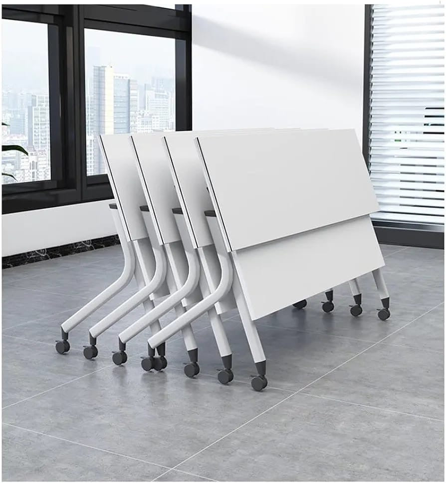 Foldable Movable Study Desk Table laptop stand With Wheels – Homelux Kenya