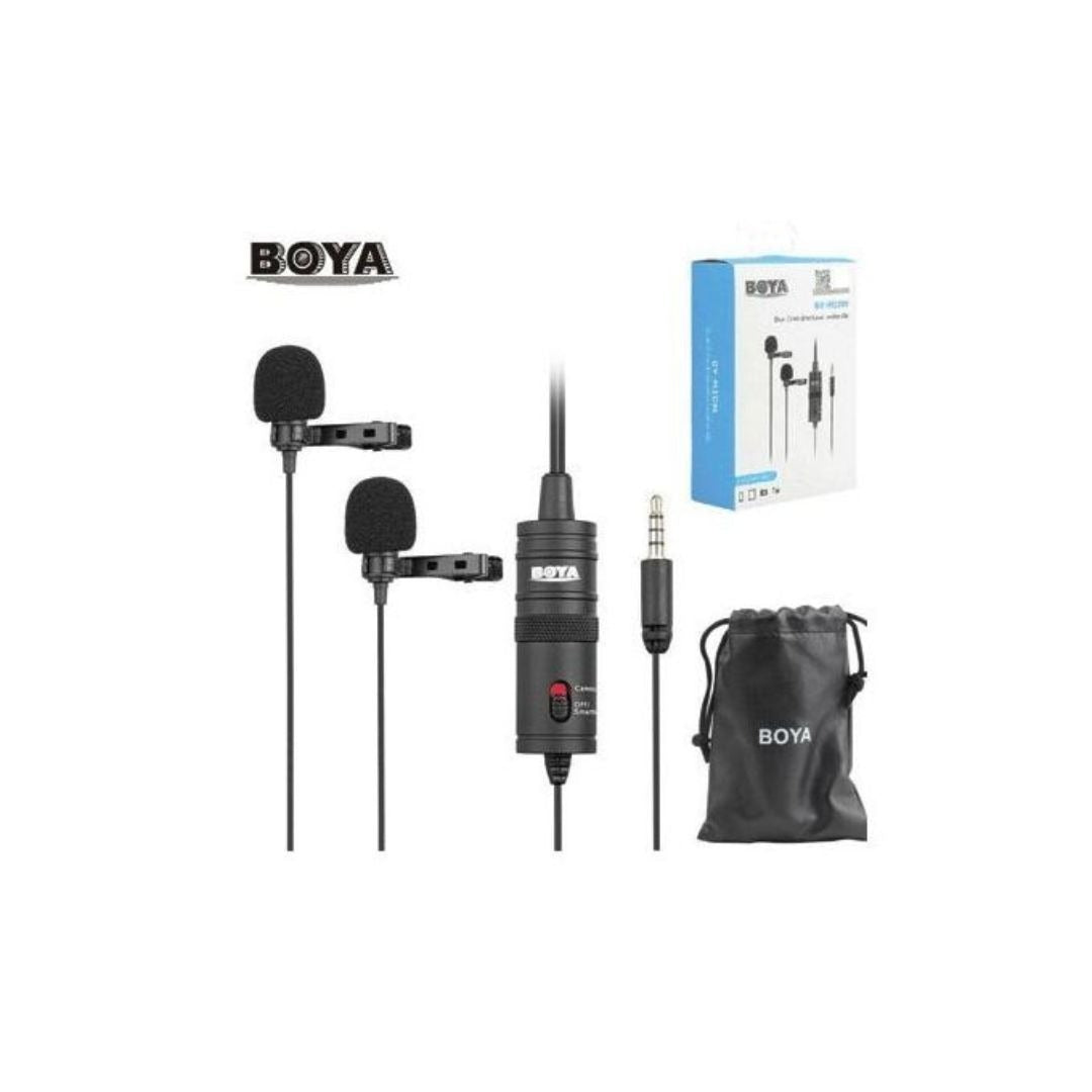 Boya BY-M1DM Dual Lavalier Universal Debate Microphone – Homelux Kenya