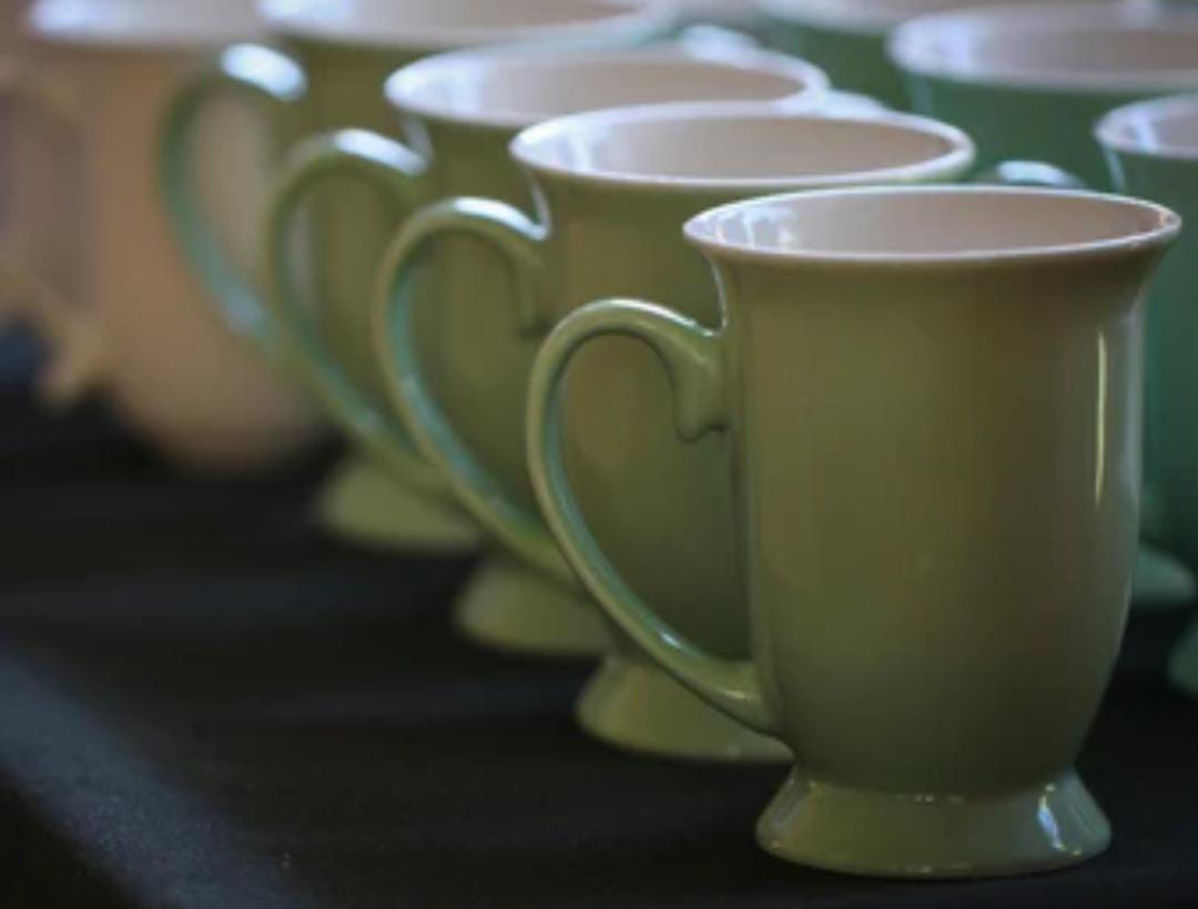 Ceramic shapely Coloured Cup 6pcs – Homelux Kenya