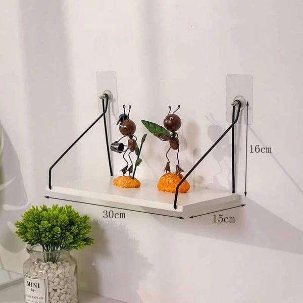 Nordic Wooden Wall Hanging Shelf – Homelux Kenya