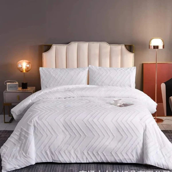 Tufted Wave Duvet cover set 3pc – Homelux Kenya