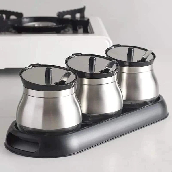 Stainless Steel Condiments Set – Homelux Kenya