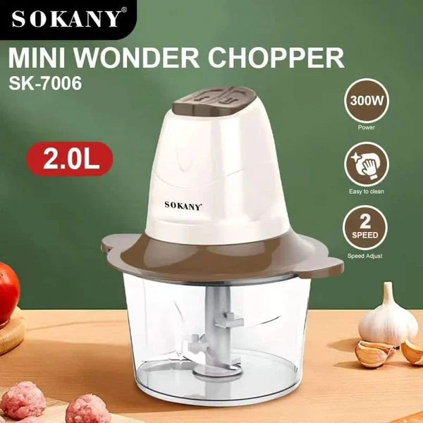 2L Electric Food Chopper | Vegetable Meat Grinder – Homelux Kenya