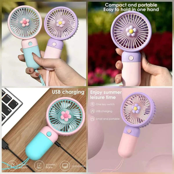 Rechargeable Portable handheld fan – Homelux Kenya