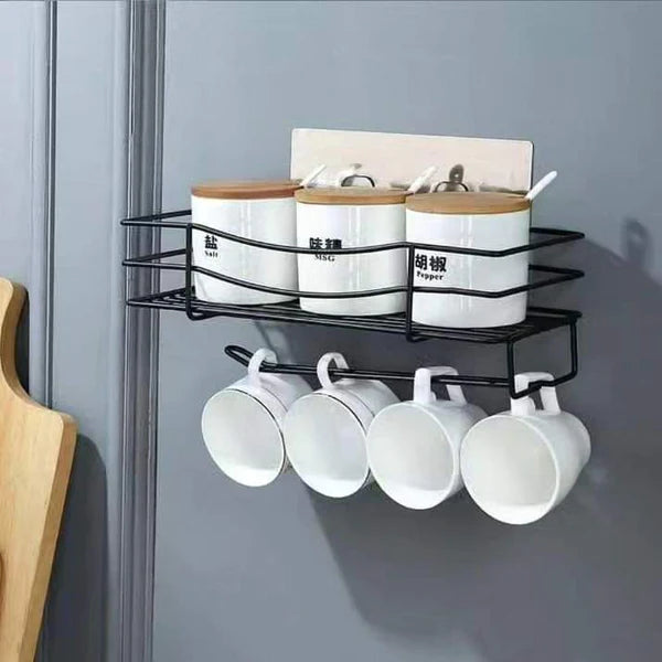 Wall Mounted Self Adhesive Storage Rack – Homelux Kenya