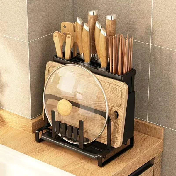 Kitchen Chop stick/Chopping Board And Pot Lid Storage Rack – Homelux Kenya