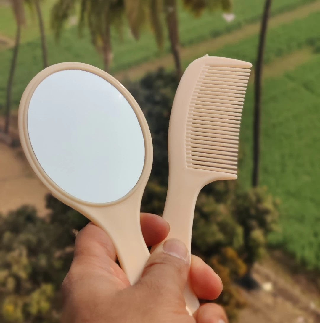 Hand mirror comb set – Homelux Kenya