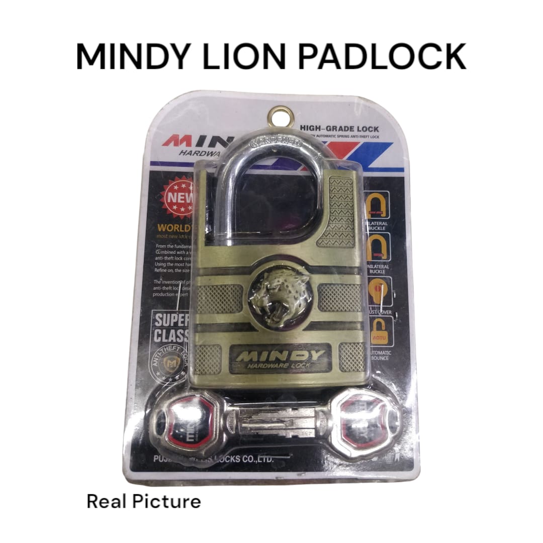 Mindy Lion Padlock 50mm – Homelux Kenya