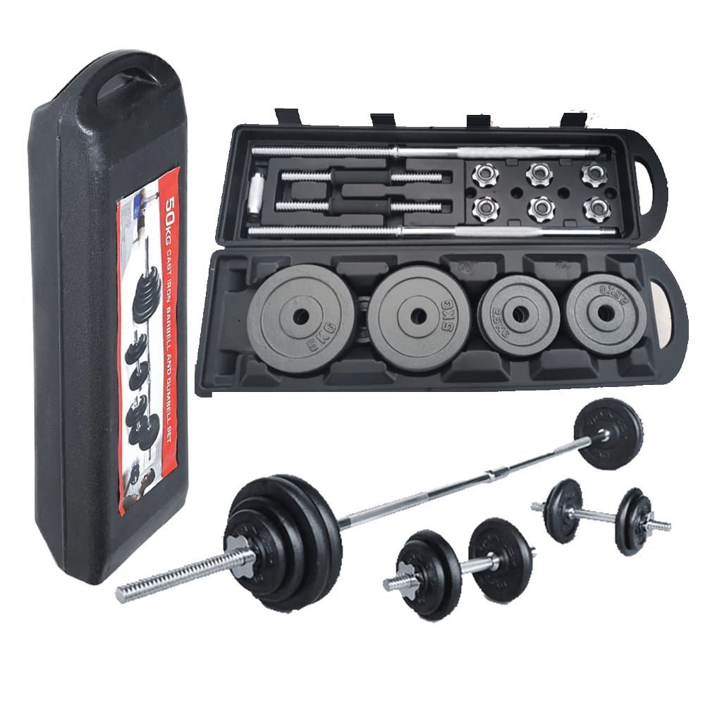 50kgs York Exercise Dumbbells Workout Set – Homelux Kenya