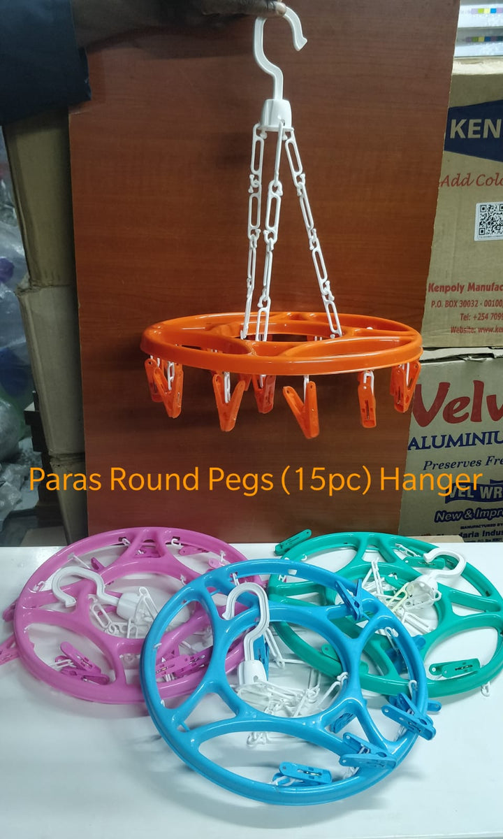 Paras Round Pegs Hanger 15pcs – Homelux Kenya