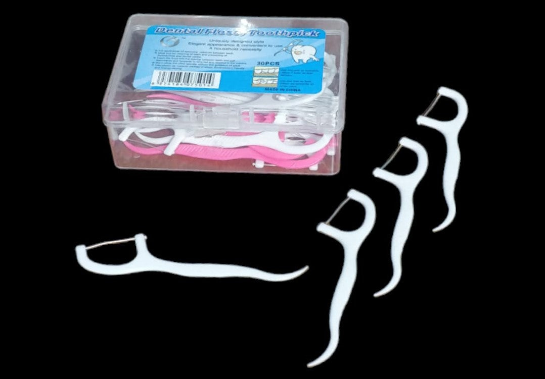 5 sets Plastic Reusable Floss Toothpick 30pcs – Homelux Kenya