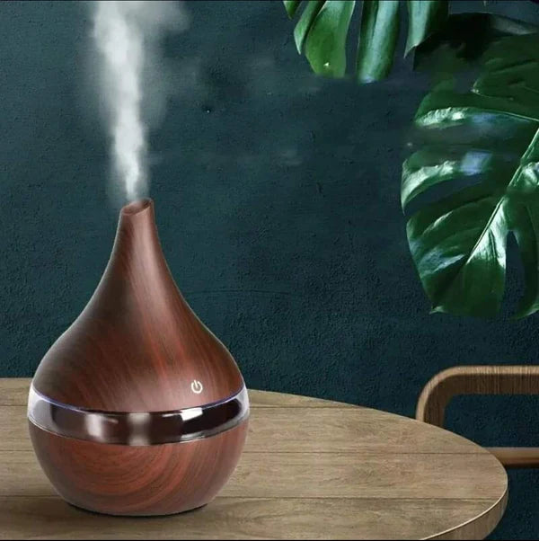 300ml USB Wood Ultrasonic Humidifier – Homelux Kenya