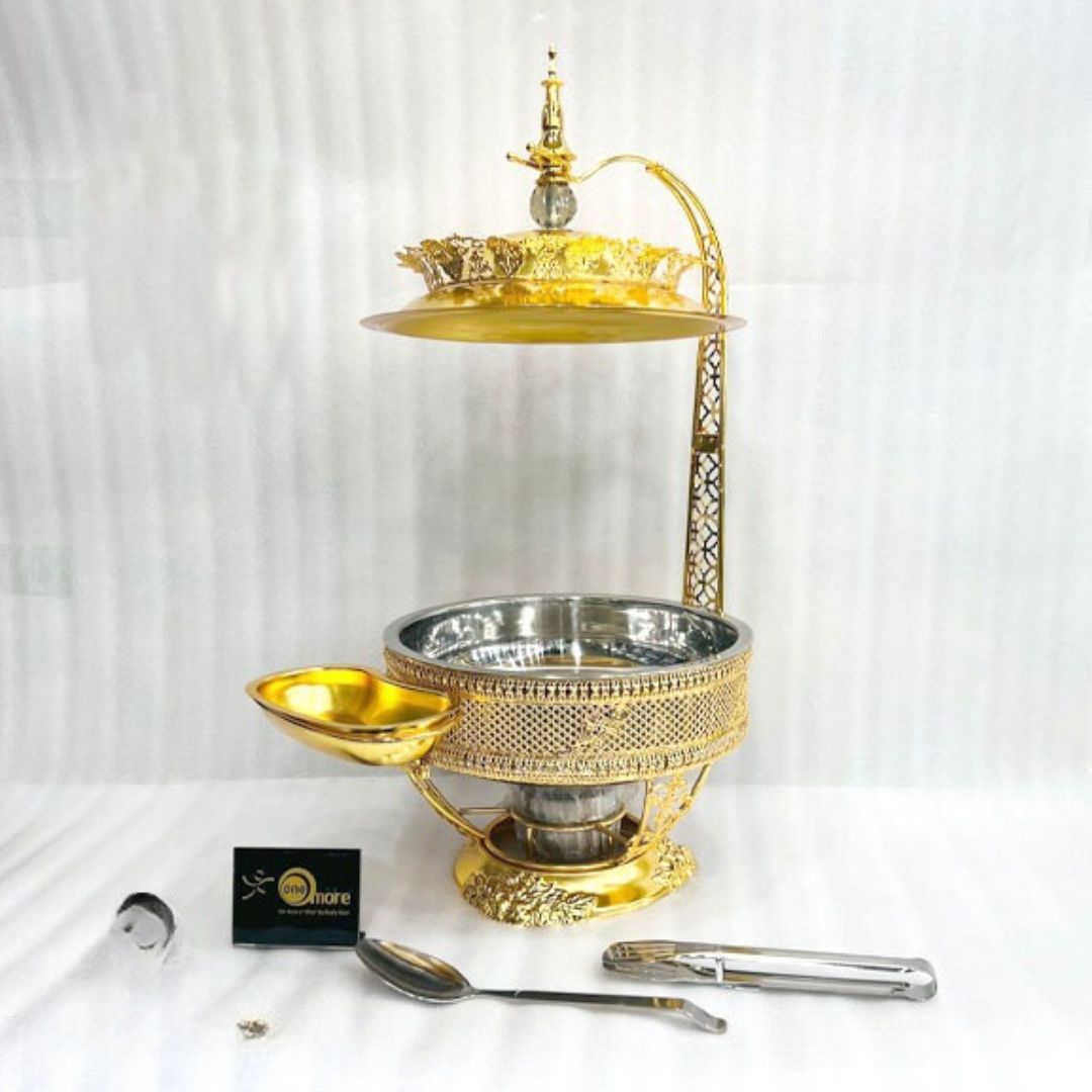 Fancy Buffet Dish Restaurant Food Warmer Heating Container Stainless S ...
