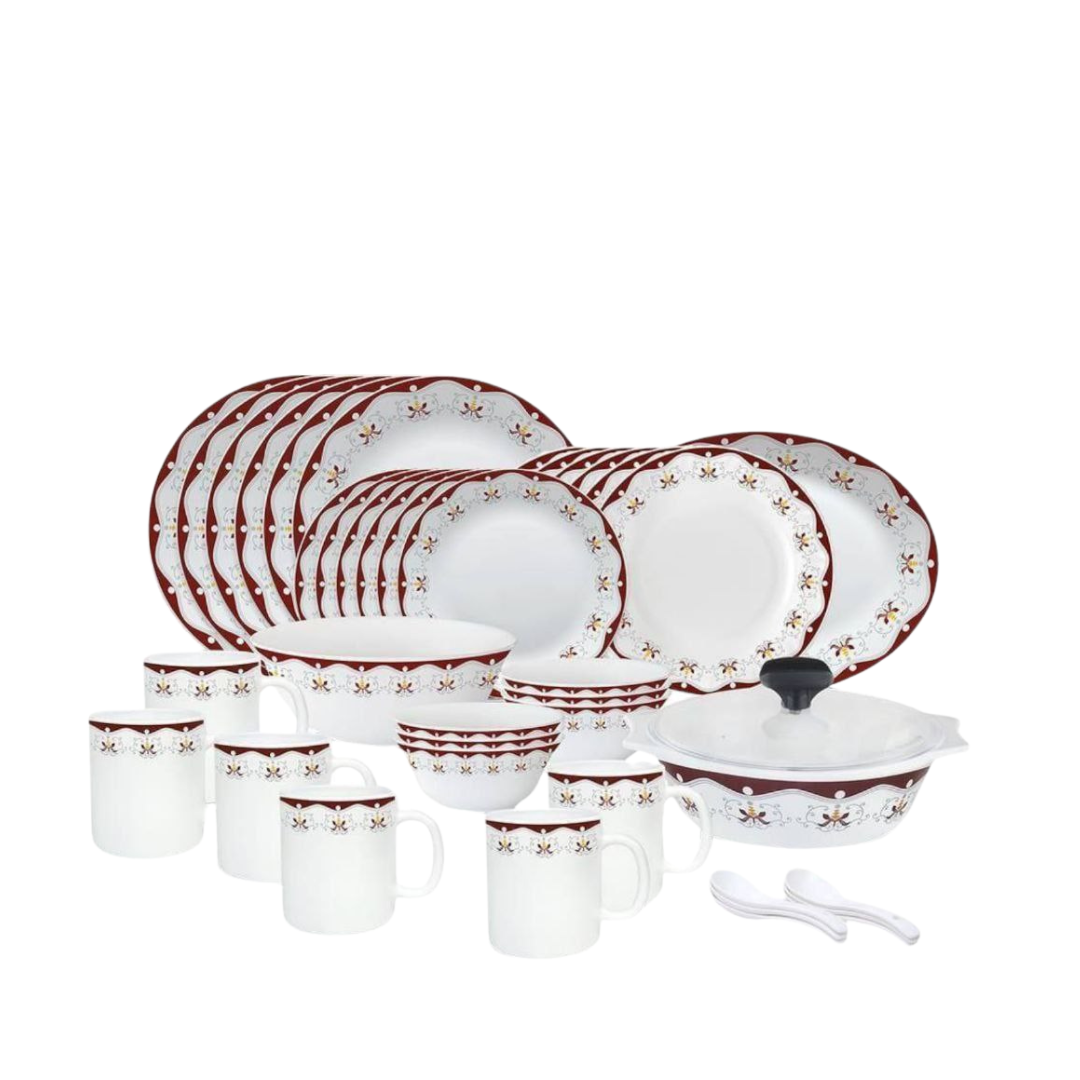 40Pcs Glass Dinner Set – Homelux Kenya