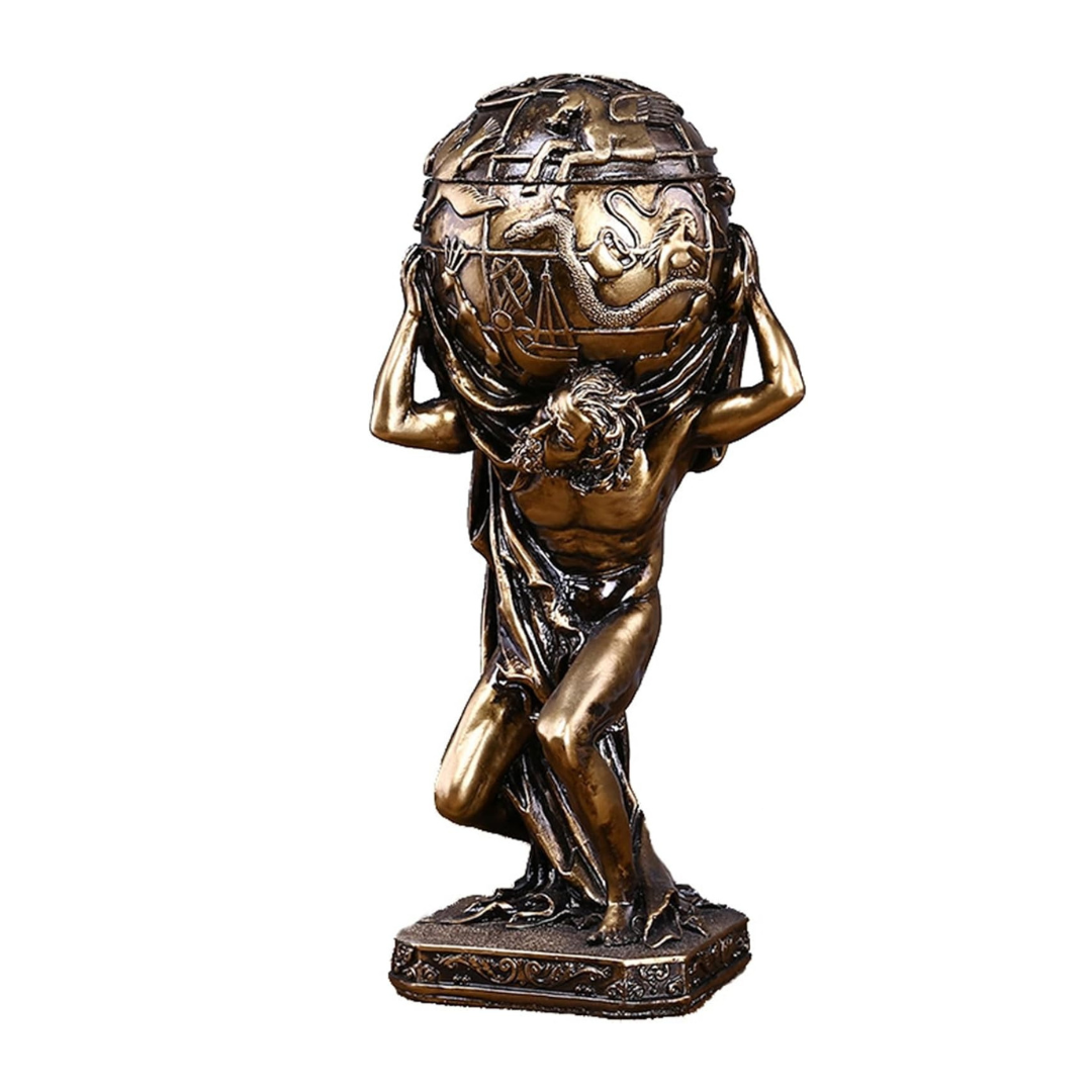 Ancient Greek Mythology Atlas Optimus Prime Giant God Sculpture Home R ...