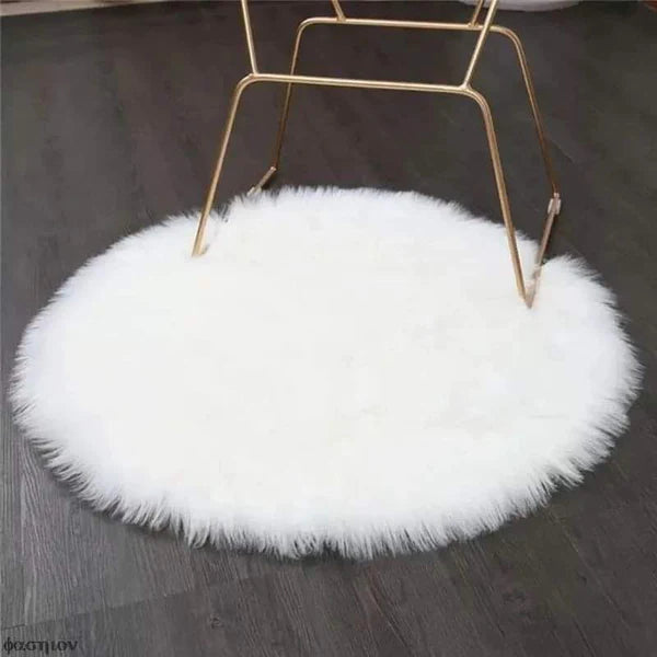Round faux fur rug – Homelux Kenya