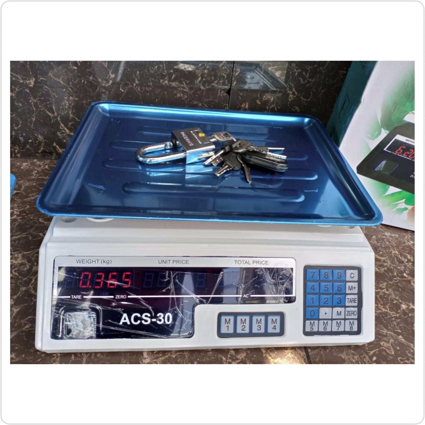 ACS digital rechargeable weighing scales without arm – Homelux Kenya