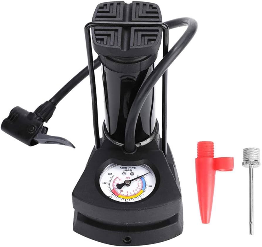 Inflating manual foot pump with 2 nozzle options – Homelux Kenya