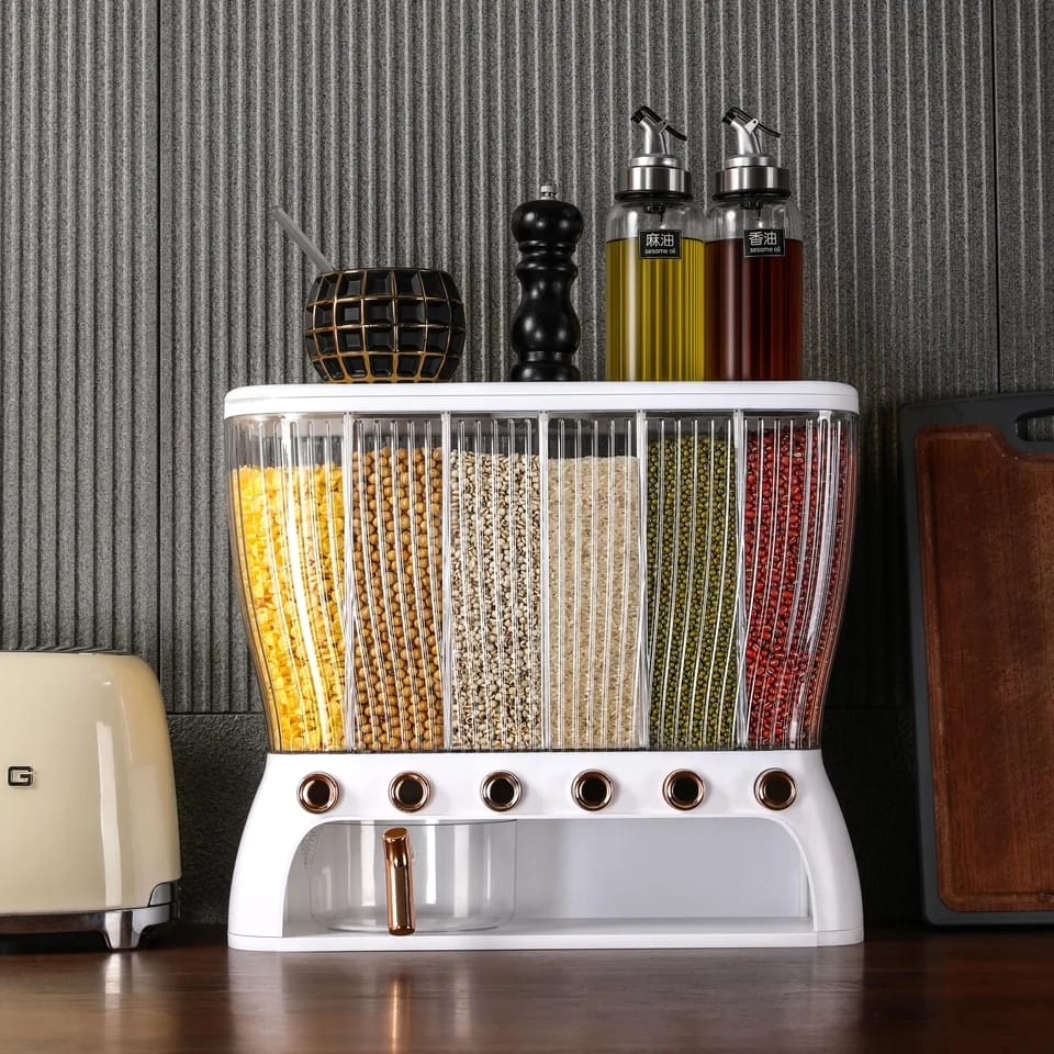 6 Grid Automatic Cereal Dispenser – Homelux Kenya