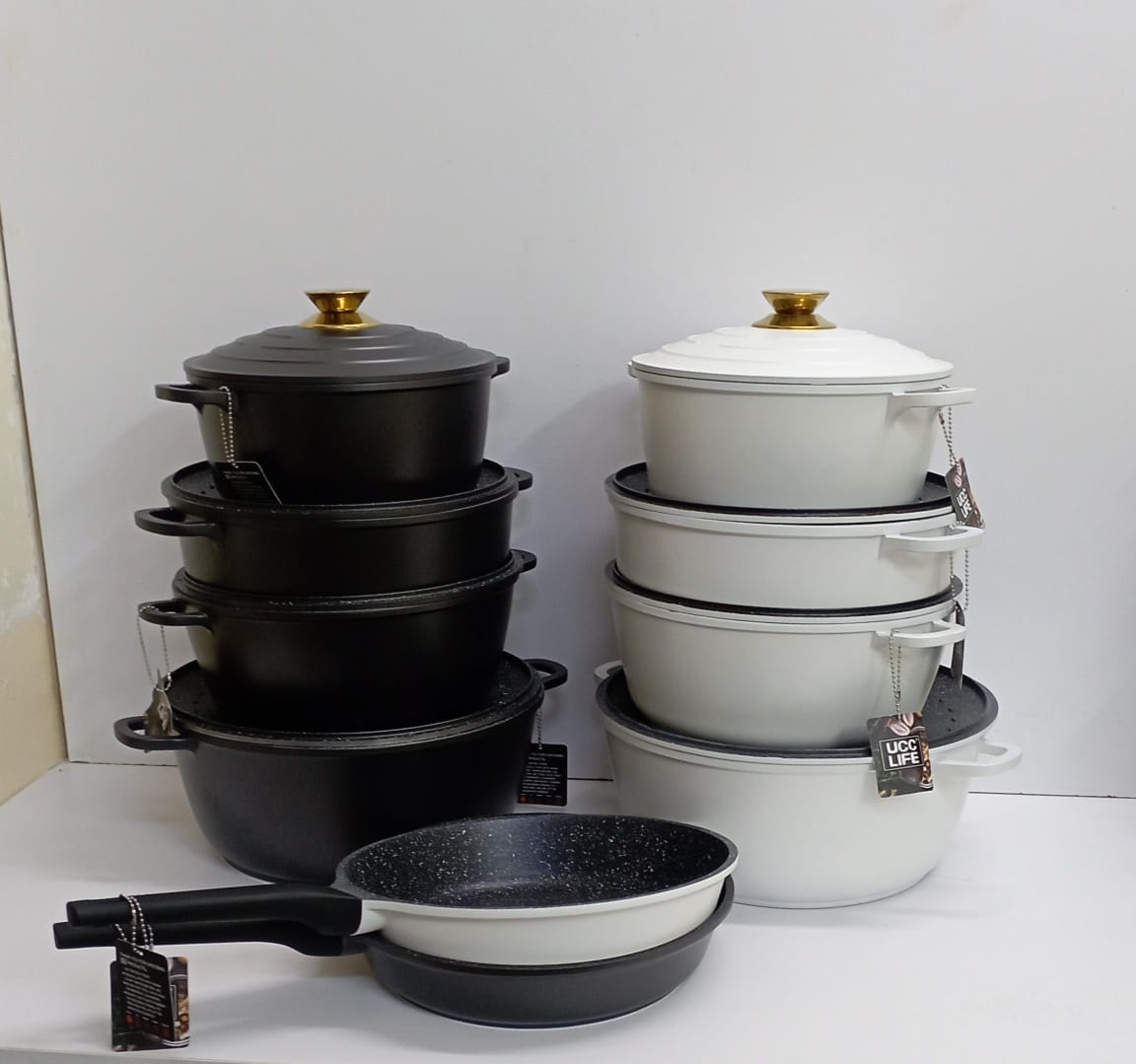11PCS non-stick UCC life pot – Homelux Kenya