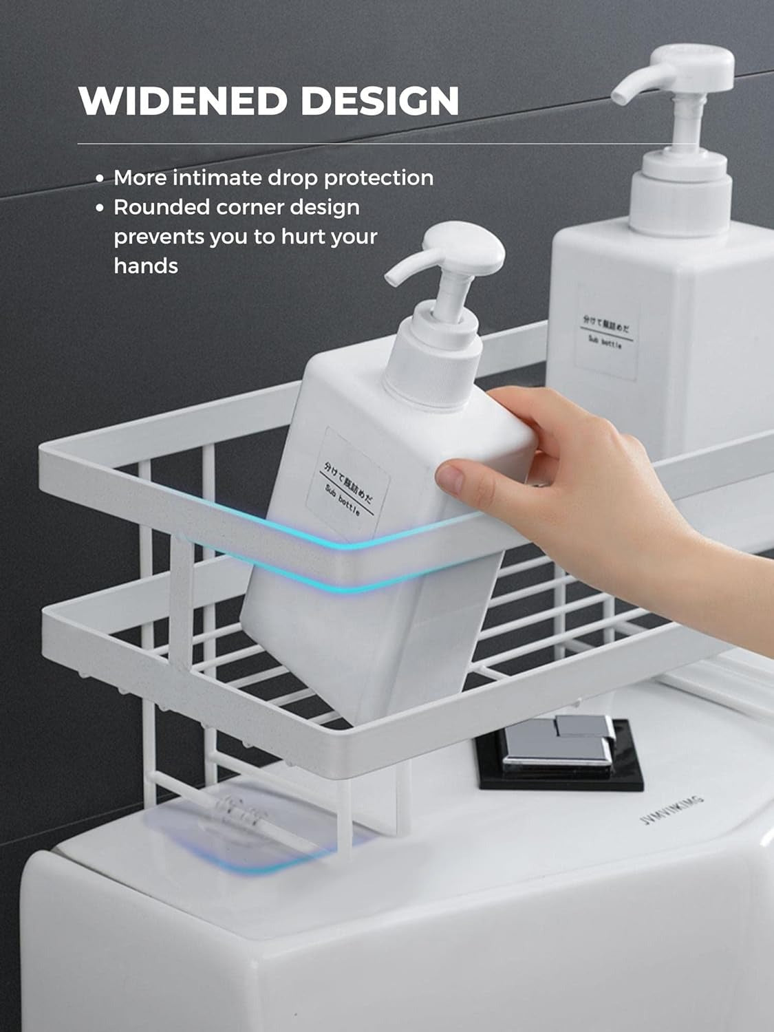 Bathroom Shelf On The Toilet Organizer Toilet Racks Single Layer ...